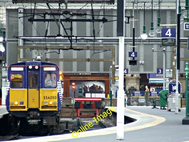 PHOTO 6X4 GLASGOW Central railway station Class 314 train number 314203 ...