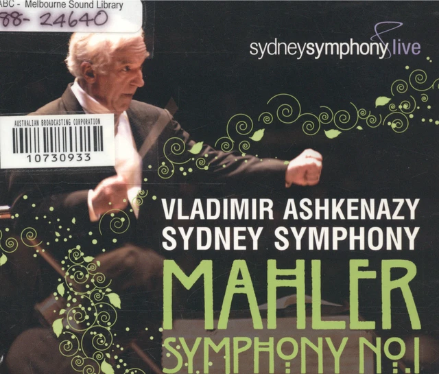 MAHLER; SYDNEY SYMPHONY, Vladimir Ashkenazy - Symphony no. 1 CD $17.95 - PicClick AU