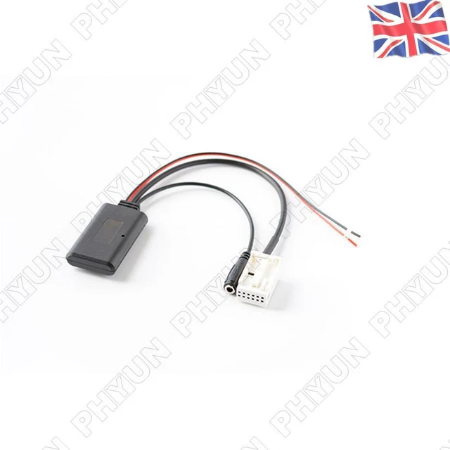 BLUETOOTH AUX CABLE Adapter & Mic Kit For Mercedes Benz W169 W245 W203 ...