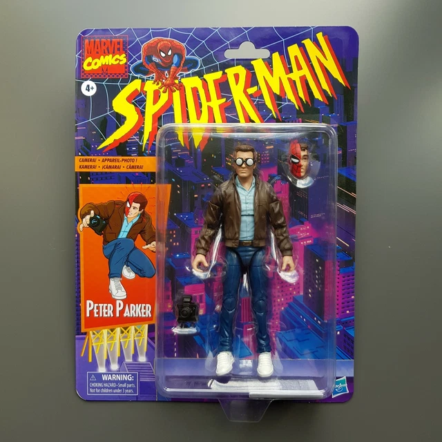 HASBRO - MARVEL Legends - Spider-Man Retro Wave - Peter Parker Figure ...