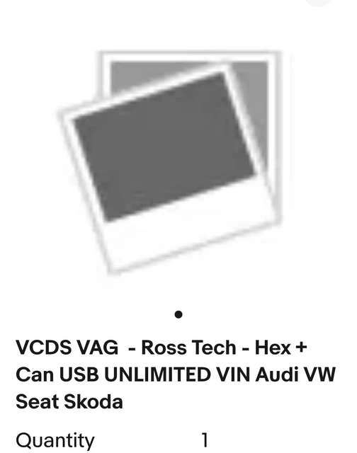 VCDS VAG - Ross Tech - Hex + Can USB UNLIMITED VIN Audi VW Seat Skoda £ ...