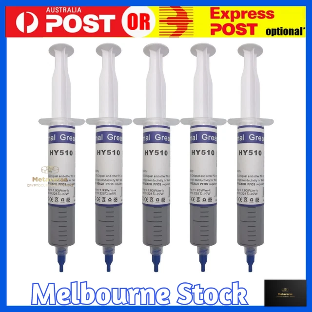 THERMAL PASTE LARGE Syringe Thermal Grease Cool Compound Heatsink 30g ...
