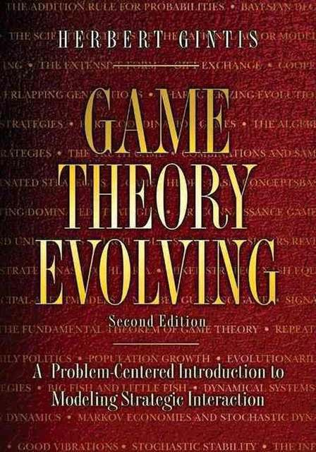 Game Theory Evolving A Problem Centered Introduction To Modeling 7223