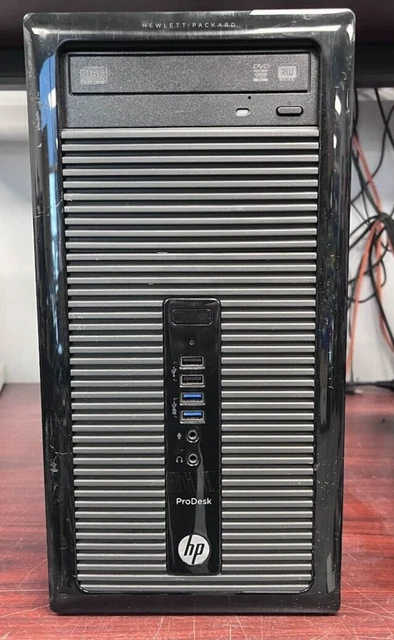 HP PRODESK 400 G1 MT Intel Core-i5 4570 3.20GHz 8GB RAM 500GB HDD ...