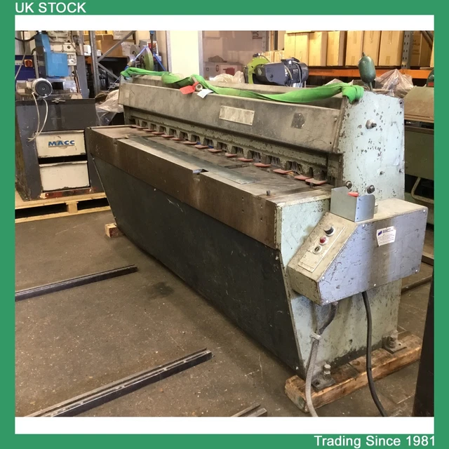 EDWARDS POWER OPERATED Guillotine Sheet Metal Shear Cutter 2000mm x 3mm ...