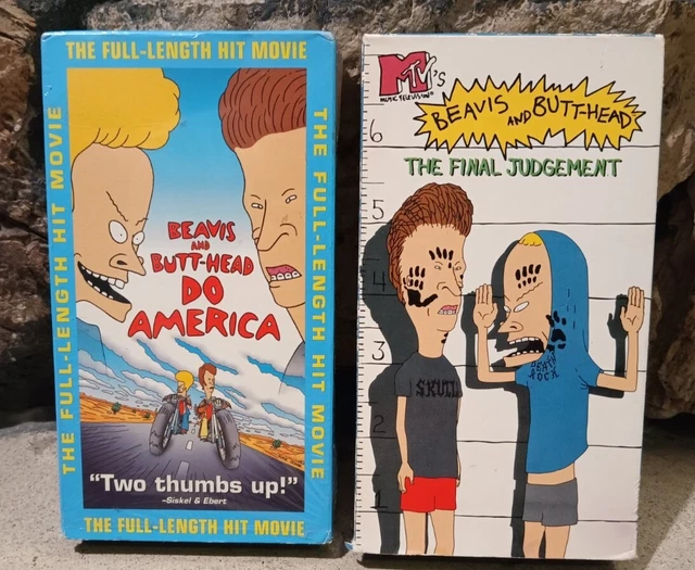 BEAVIS AND BUTTHEAD Bundle Do America+The Final Judgement VHS Pre-owned ...
