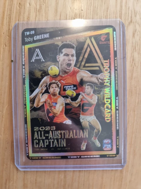 2024 AFL TEAM Coach GWS | Toby Greene Gold Trophy Wildcard TW-09 $200. ...