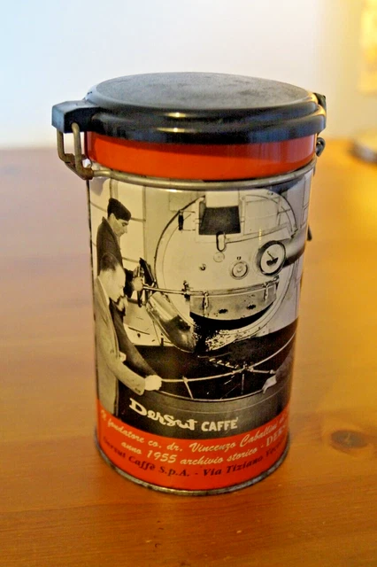 RARE VINTAGE ITALIAN coffee tin box by DERSUT coffee venice £3.00 ...