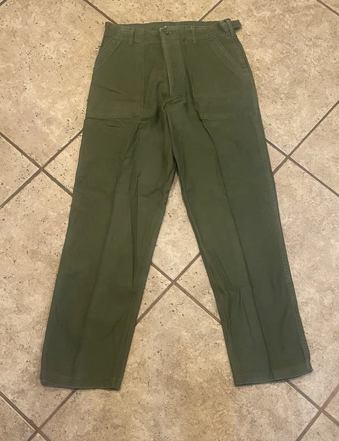 ORIGINAL VINTAGE USMC HBT Baker Trouser Pants WW2 Green £249.89 ...