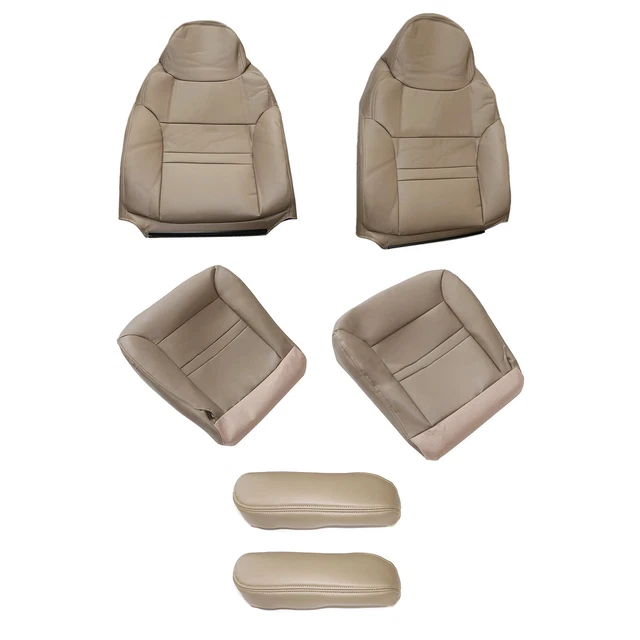 HIGH QUALITY EXCURSION Limited Front Leather Seat Cover Tan Replacement ...