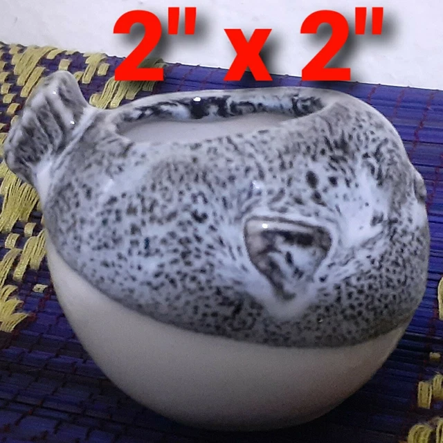 JAPANESE RARE CERAMIC antique Puffer Fish Made in Japan handpainted ...