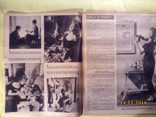 1966 BRIGITTE BARDOT,BOBET,ASTRIDE,LAMOUREUX,RUSSIE,BOULOGNE &+ SEMAINE ...