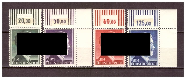 DEUTSCHES REICH 1942 Sammlung Freimarken Adolf Hitler Mi.799-802 postfrisch EUR 5,00 - PicClick DE