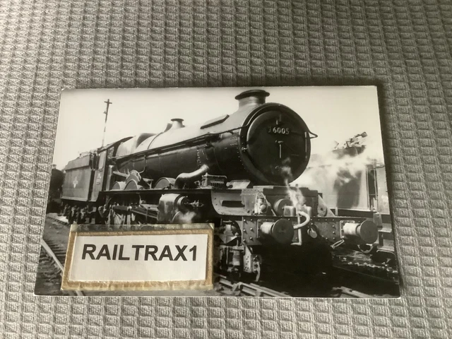 RAILWAY STEAM PHOTOGRAPH - 6005 (Named) At Wolverhampton (Stafford Road ...