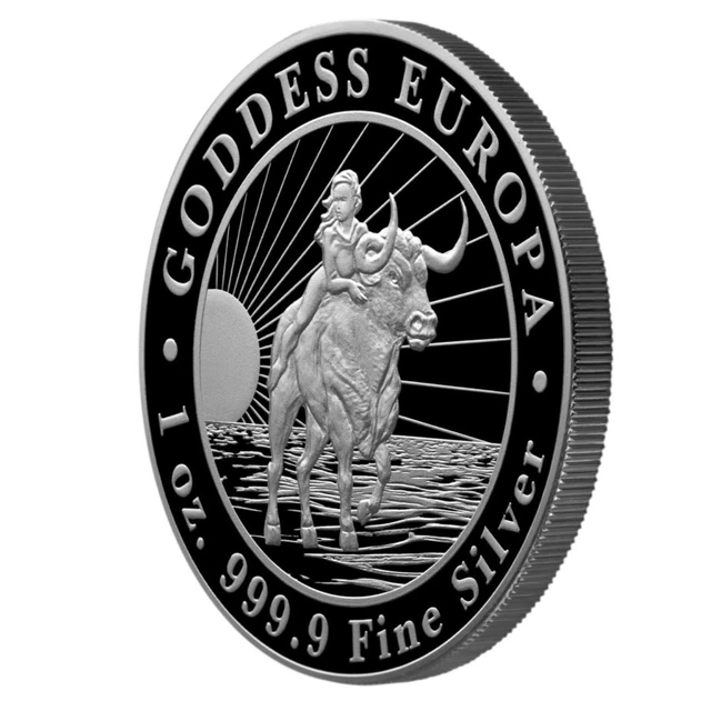 1 Oz Goddess Europa Silver Coin ZU VERKAUFEN! - PicClick DE