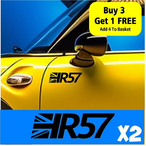 Concept Graphics Decal Mini Cooper S R56 Turbo Window Bumper Decal ...