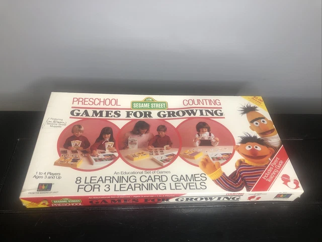 SESAME STREET PRESCHOOL Games for Growing Learning Kids 3 New Sealed ...