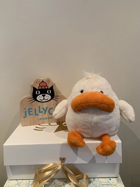 JELLYCAT CUTE GRUMPY Delia Duck,23cm Doll Toy Soft Plush New With Tags ...