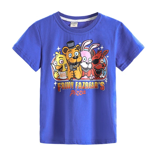 FIVE NIGHTS AT Freddy's Fazbear's Pizza FNAF 002 Kid's T Shirt 100% ...