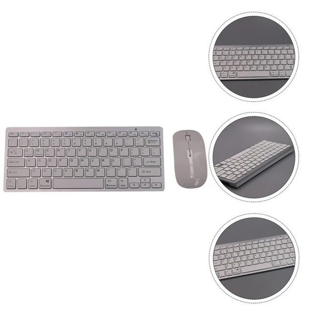 WIRELESS KEYBOARD MOUSE Silent Office Home Computer Accessory No ...