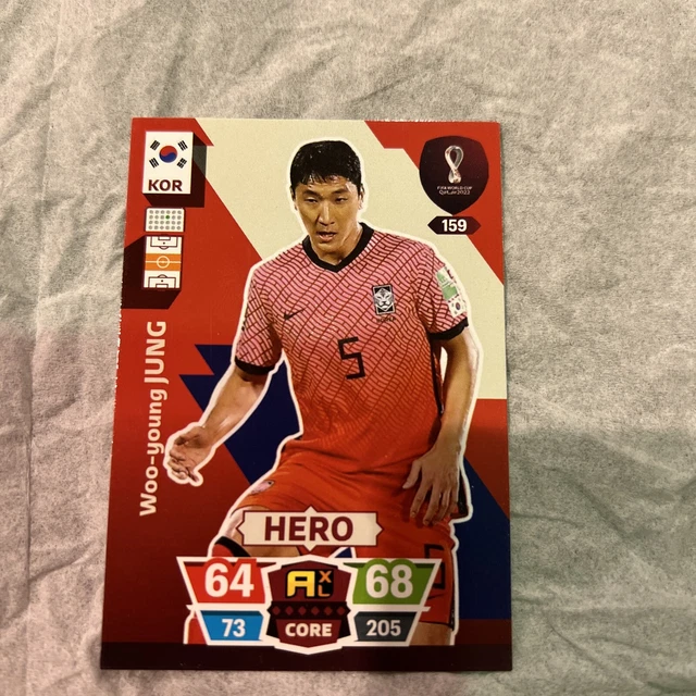 FIFA WORLD CUP qatar 2022 Woo Young Jung HERO card # 159 new Condition ...