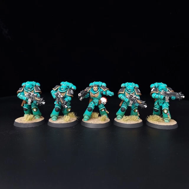 WARHAMMER 40K PRIMARIS Intercessors Painted Alpha Legion Chaos Space ...