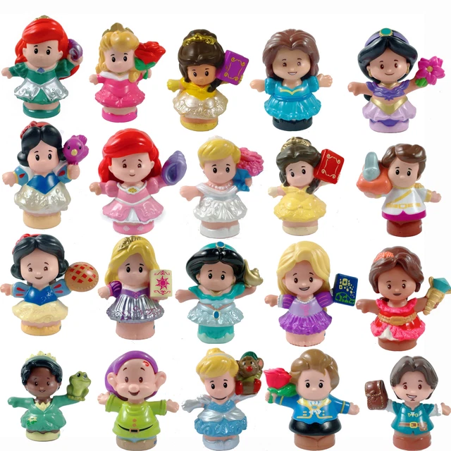 UP TO 15 kind Fisher Price Little People Disney Princess Tiana Ariel ...