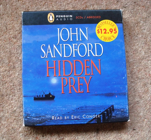 JOHN SANDFORD HIDDEN PREY Audiobook, Penguin, 5 CDs, AbridIdged, Eric ...