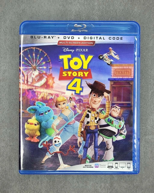 TOY STORY 4 Disney (Blu-ray + DVD + numérique) Lot de 3 disques ...