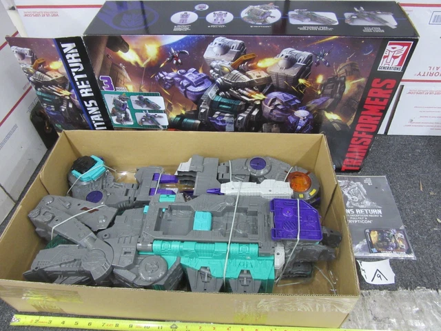 TRANSFORMERS TITANS RETURN Decepticon Necro & Full-Tilt Trypticon 3 ...