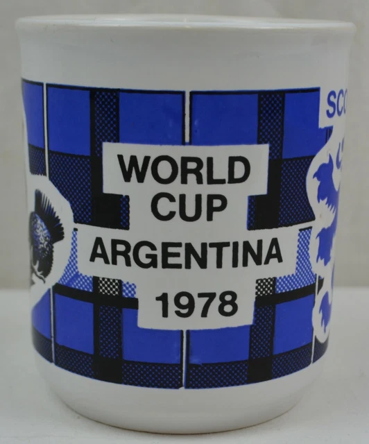 VINTAGE SCOTLAND WORLD Cup 1978 Argentina 78 Mug Cup Tea Coffee Retro ...