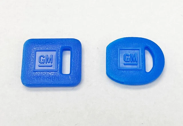 NOS GM IGNITION Door Truck Lock Key Blank Boot Covers Case Plastic ...