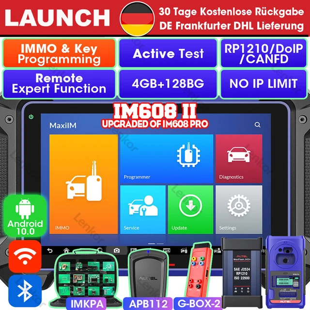 2025 AUTEL IM608 PRO II MaxiSYS Ultra MS919 Elite Profi IMMO ECU Key Programmer EUR 3.299,00 ...