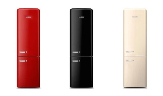 FRIGORIFERO COMBINATO TOTAL No Frost Anni 50 Vintage Retro' Severin Rkg ...