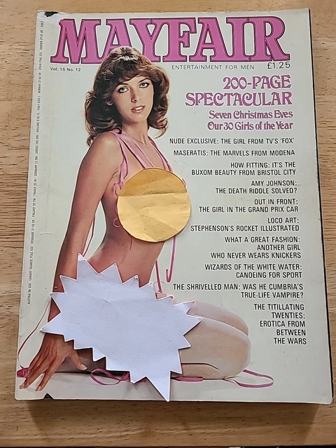 MAYFAIR MAGAZINE VOL.15 No.12 (1980) Margaret Nolan/Viki Kennedy,Bonita Lope, £31.92 - PicClick UK