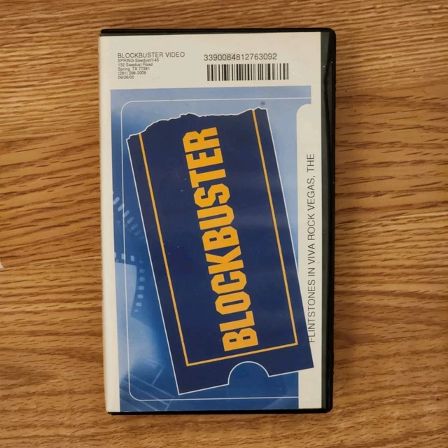 BLOCKBUSTER VHS CLAMSHELL - Flintstones Viva Rock Vegas £22.64 ...