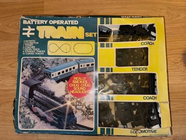 BRITISH RAIL TRAIN set, battery operated- circa 1980's-vintage toys ...