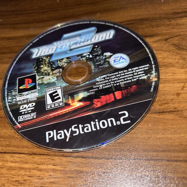 NEED FOR SPEED: Underground 2 (PlayStation 2 PS2) Disc Only Tested/ Lt ...