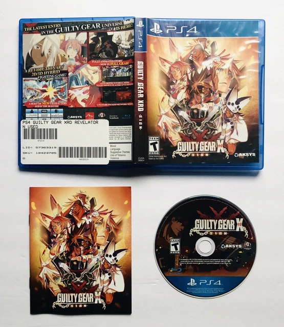 GUILTY GEAR XRD Sign - Sony Playstation 4 PS4 - CIB $34.99 - PicClick CA