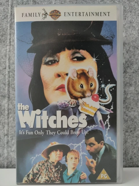 THE WITCHES - Angelica Huston - Rowan Atkinson (PAL VHS Video) £2.99 ...