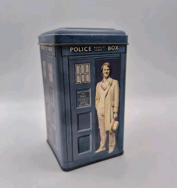 DOCTOR WHO FIFTH Doctor Tin Tardis Money Box BBC 1982. Good Condition £ ...