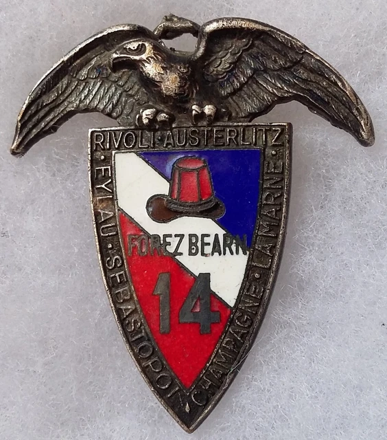 INSIGNE 14° RCP Chasseurs Parachutiste AFN Guerre d'Algérie ORIGINAL ...