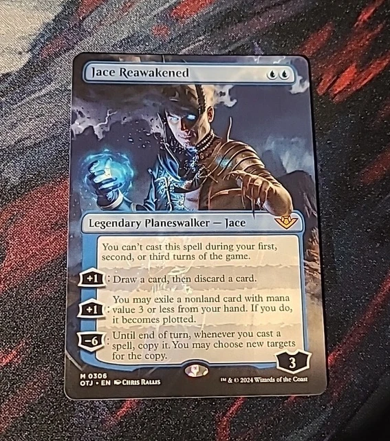 JACE REAWAKENED | Borderless Mythic | Outlaws Of Thunder Junction | MTG ... JACE REAWAKENED | Borderless Mythic | Outlaws Of Thunder Junction | MTG ...