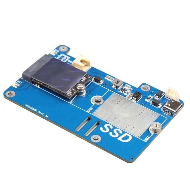 MPS2280P PCIE M.2 NVME SSD HAT for 5 Support 2280 2230 2242 Gen 32440 £ ...