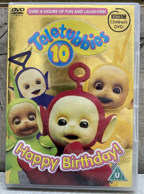 BBC CBEEBIES TELETUBBIES Happy Birthday 2 DVD Special Gold Case 242mins Ragdoll £11.04 - PicClick UK