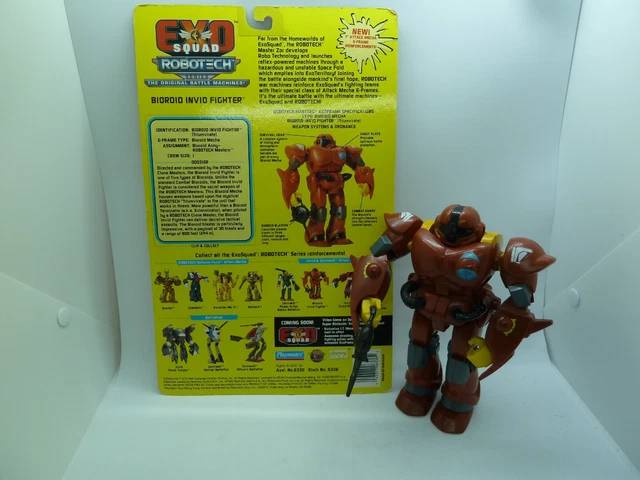 RARE ROBOTECH 1994 Exo Squad Invid Bioroid Robot Mech Playmates ...