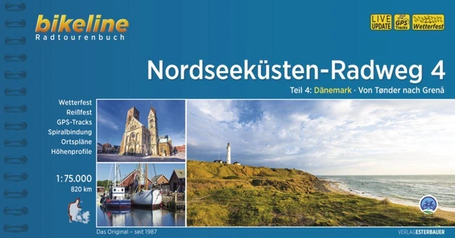 NORDSEEKÜSTEN-RADWEG. 1:75000 / Nordseeküsten-Radweg Teil 4 ...