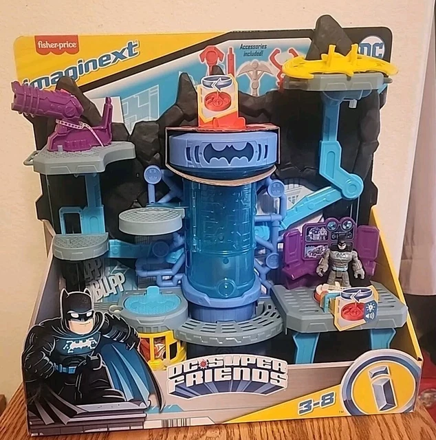 Batman Action Figure 1997 Batman & Robin Wayne Manor Batcave Playset ...