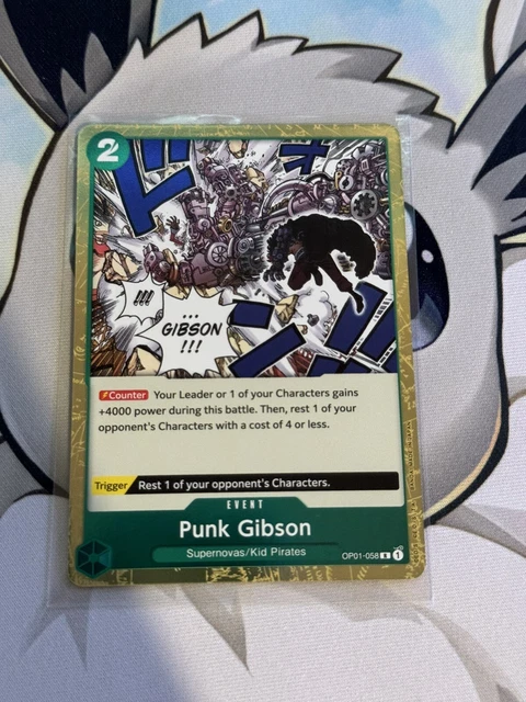 ONE PIECE TCG : Punk Gibson OP01-058 R EUR 5,52 - PicClick FR