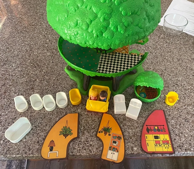 VINTAGE KENNER GENERAL Mills Tree Tots Family Tree House Play Set 1975 ...